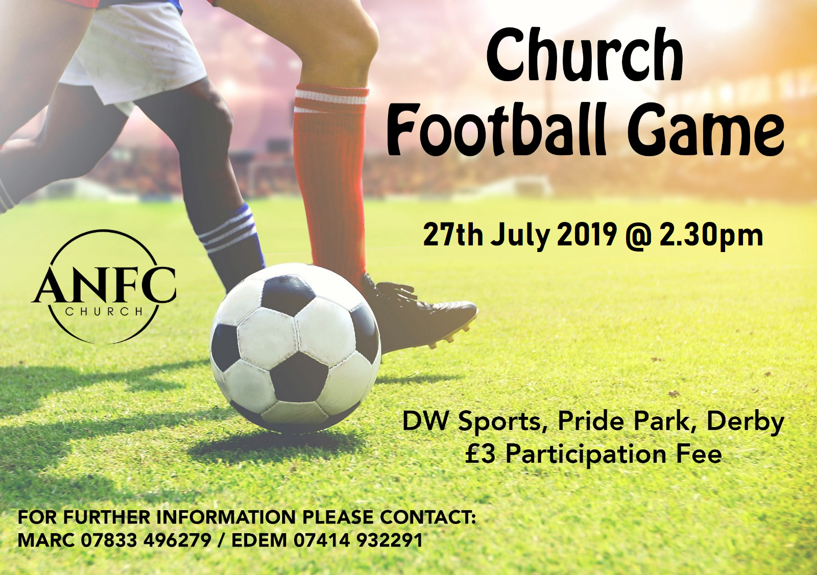 Men's connect Football Game | All Nations for Christ Church (ANFC)